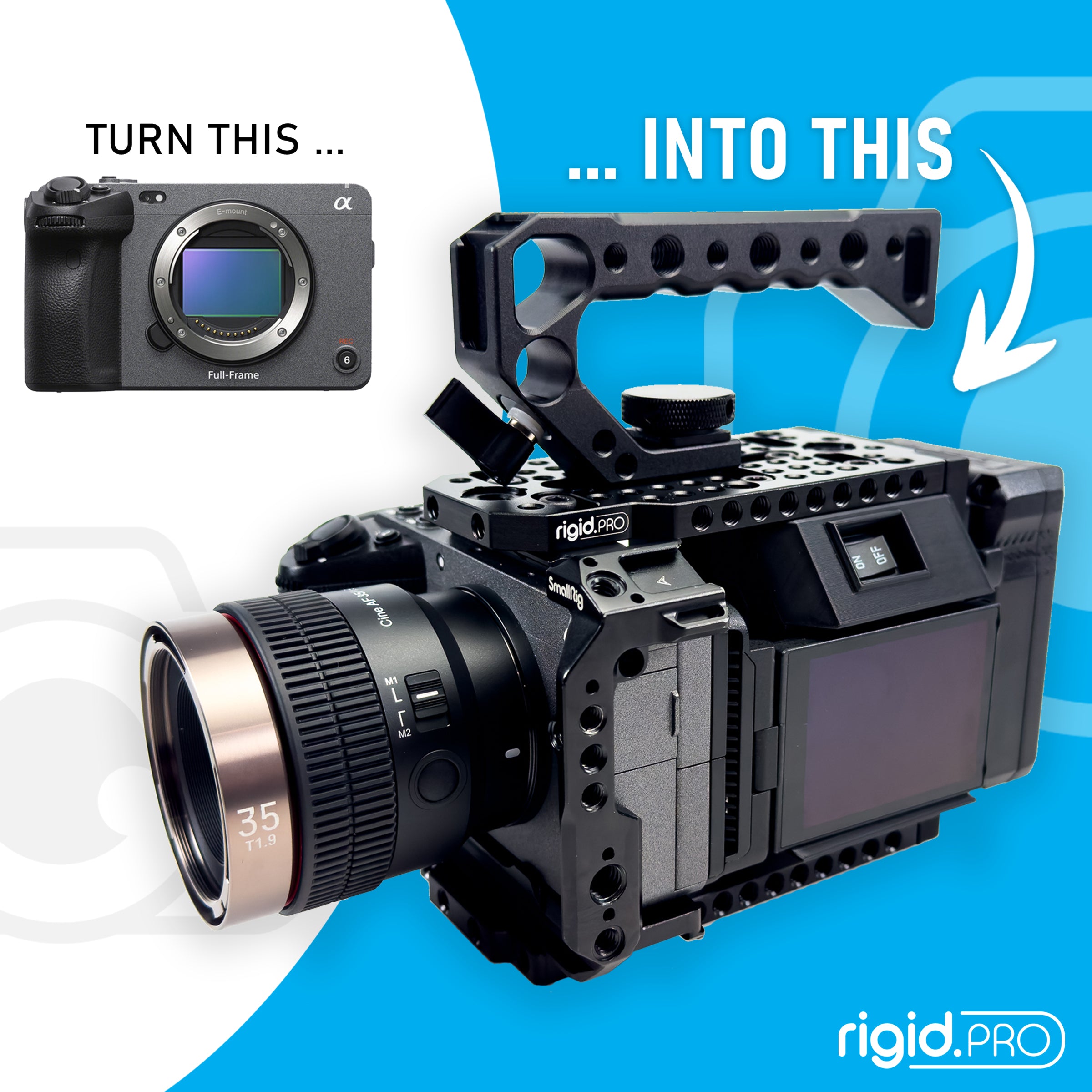 Build Your Camera Into the Ultimate Cinema Rig – Rigid PRO Camera ...